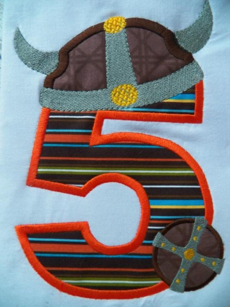 Viking Numbers Applique Design Set, Machine Embroidery, Embroidery ...