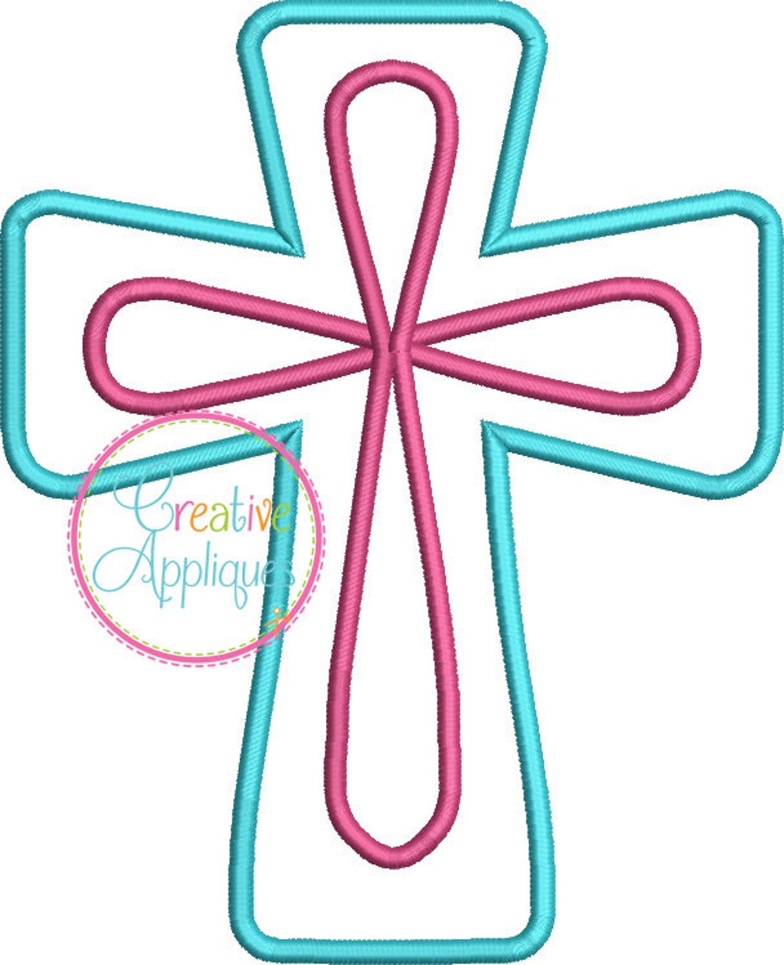 11 Sizes! Cross Machine Embroidery Applique Design, Cross Applique ...