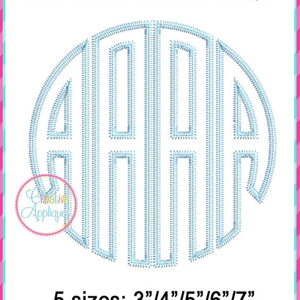 Letter Circle - Etsy