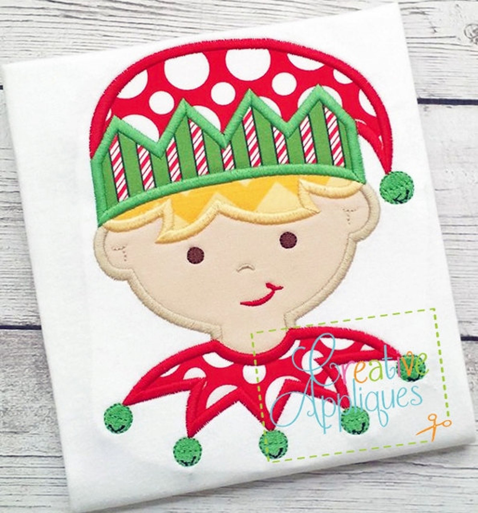 Elf Boy Digital Machine Embroidery Applique Design 4 Sizes | Etsy