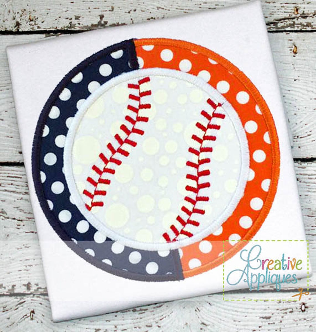 Baseball Softball Divided Machine Embroidery Applique Design 4 Sizes ...