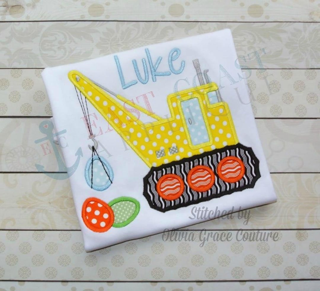 Easter Crane Machine Embroidery Design, Crane Applique Design, Spring ...