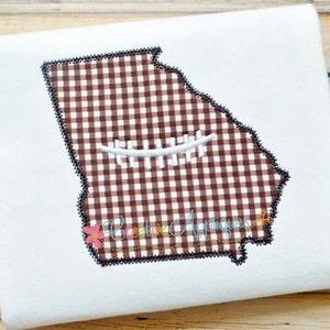 Georgia Football Digital Machine Embroidery Applique Design 4 Sizes - Etsy