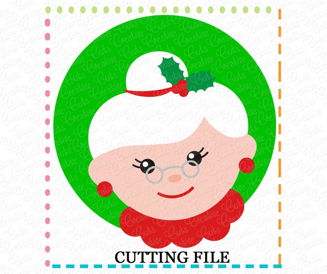 EXCLUSIVE Mrs Claus SVG Cutting File, Limited Commercial Use! Mrs Claus ...