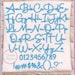 9 Sizes Autograph Embroidery Alphabet Font Digital Machine Embroidery ...
