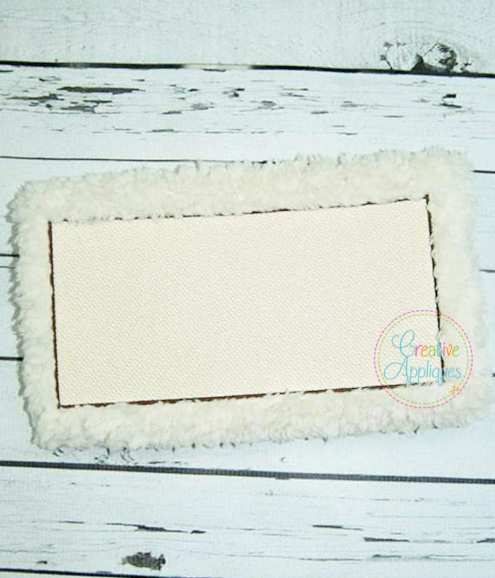 Embossed Rectangle Monogram Frame Digital Machine Embroidery - Etsy