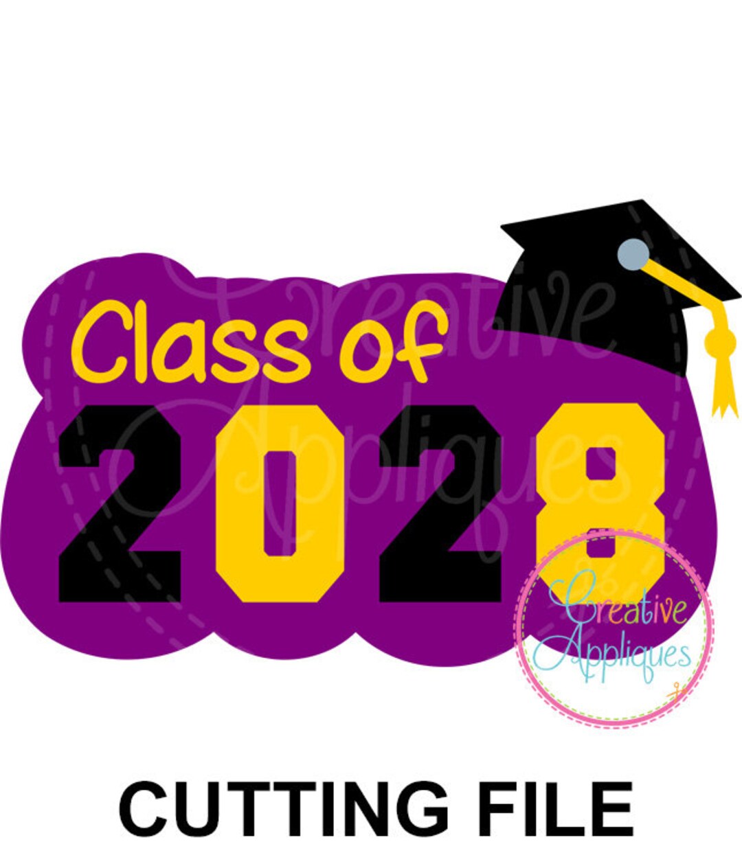 Graduating Class of 2028 SVG Cutting File, School Svg, Graduation Svg ...