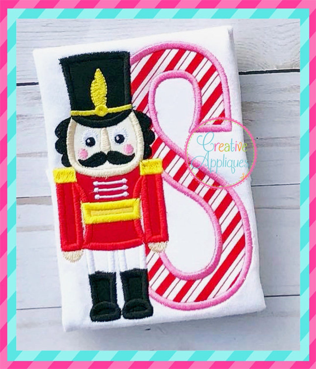 EXCLUSIVE Nutcracker Alphabet Digital Machine Embroidery Applique ...
