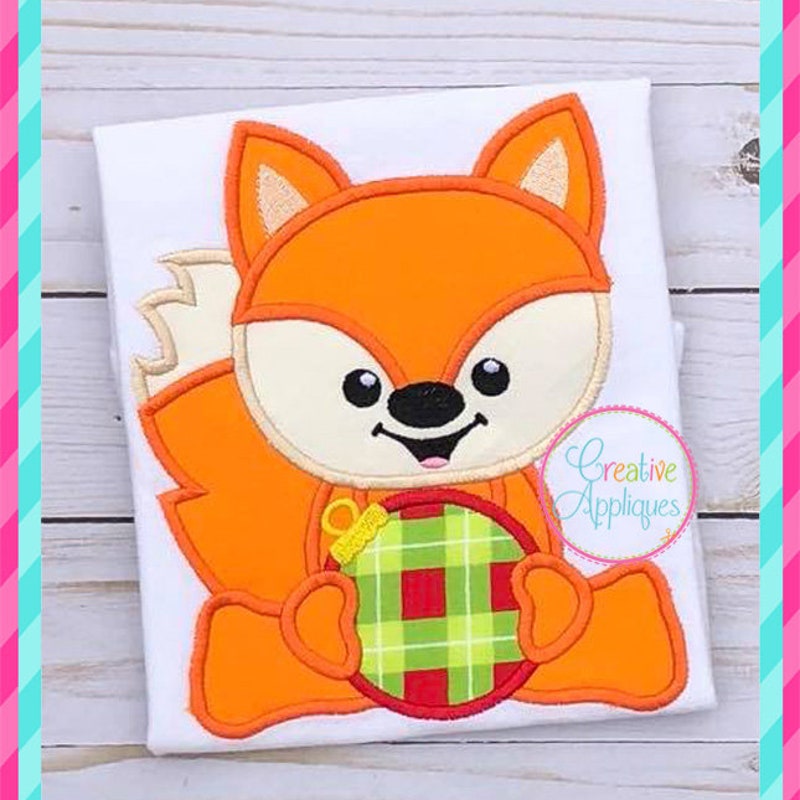 Fox Applique - Etsy