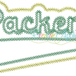 Packers Digital Machine Embroidery Applique Design 6 Sizes, Packers ...