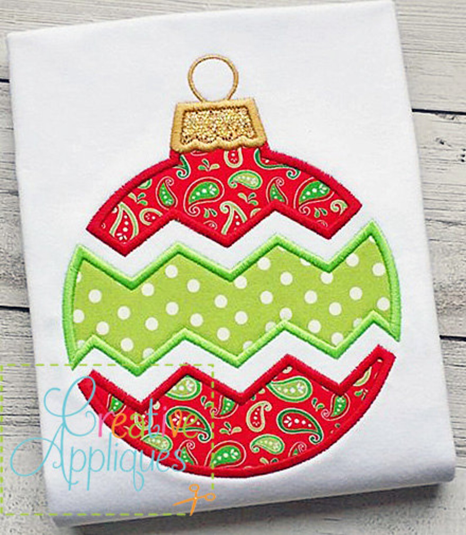 Chevron Ornament Applique Digital Machine Embroidery Design 4 Sizes ...