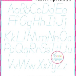 Yarn Alphabet Embroidery Machine Design 7 Sizes! Applique Letters, 2 ...