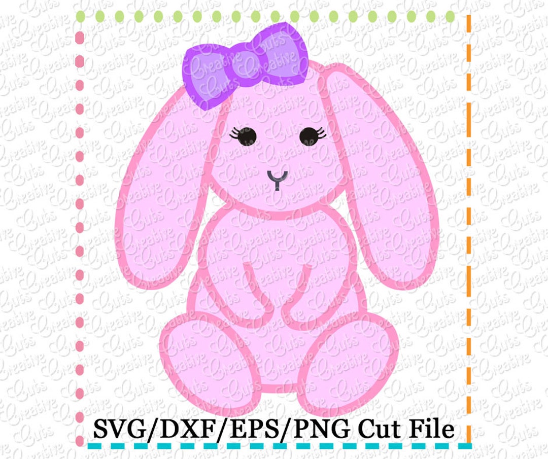 Floppy Bunny Rabbit SVG Cutting File, Svg, Easter Cut File, Easter Svg ...