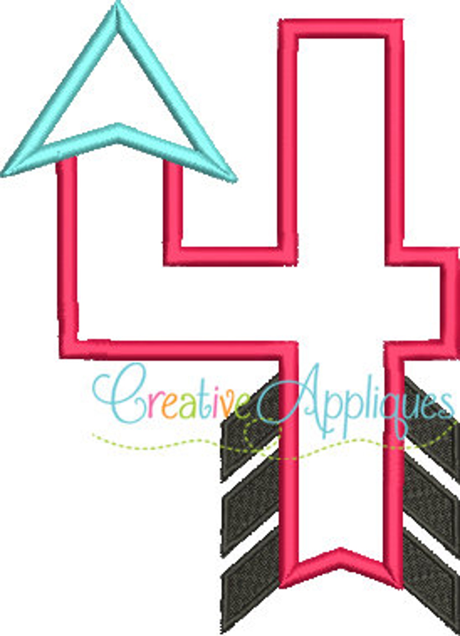 Tribal Arrow Number 4 Four 4th Fourth Birthday Digital Machine ...