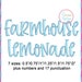 7 Sizes Farmhouse Lemonade Embroidery Alphabet Font Digital Machine ...