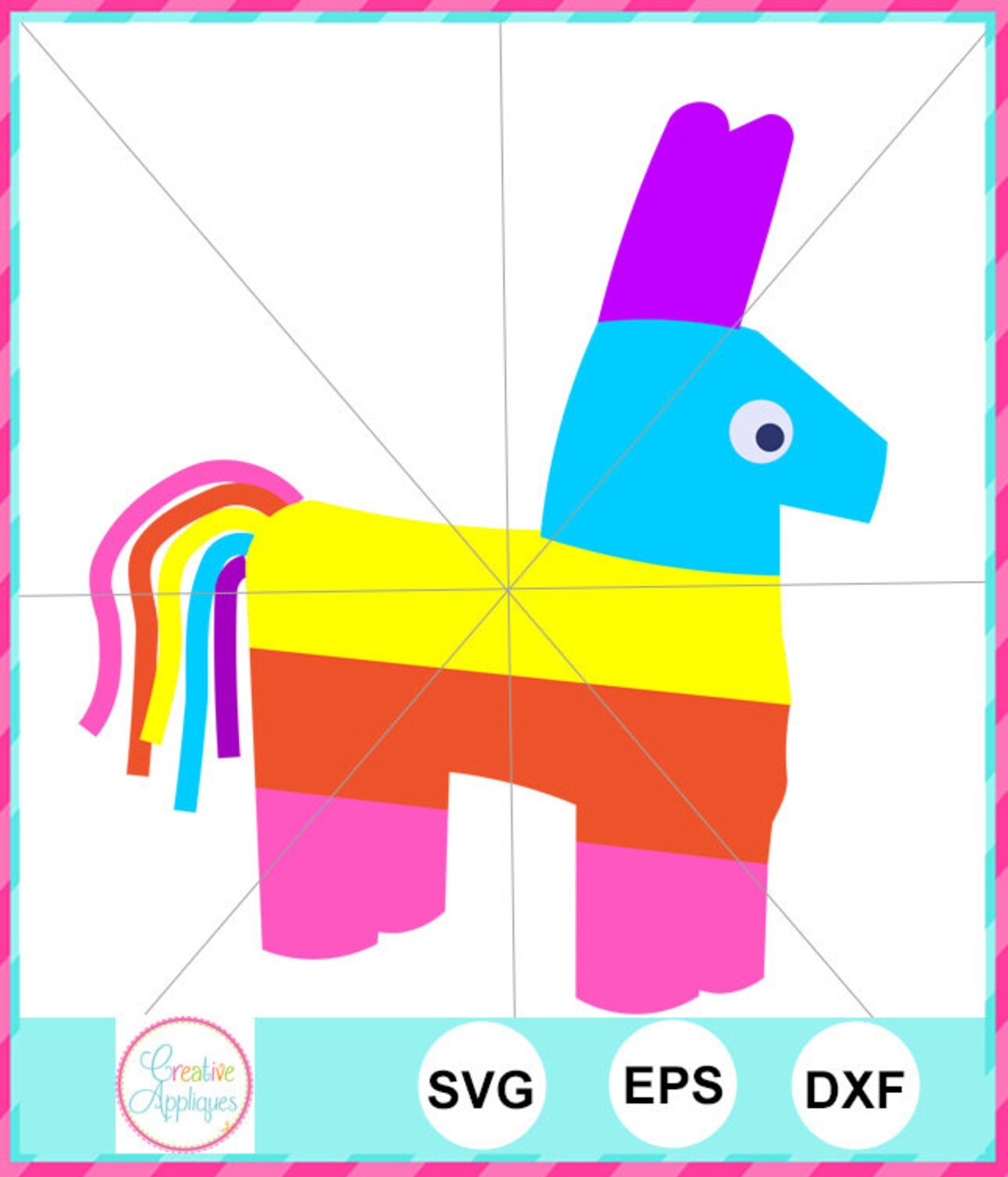 EXCLUSIVE SVG Eps DXF Piñata Svg, Piñata Cut File, Cinco De Mayo Svg ...