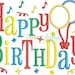Happy Birthday Digital Machine Embroidery Applique Design 6 Sizes ...