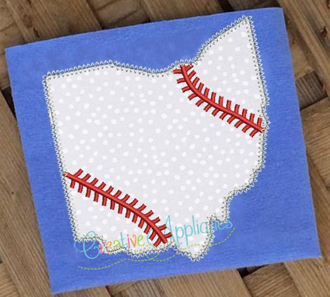 Ohio Baseball Softball Digital Machine Embroidery Applique Design 4 ...