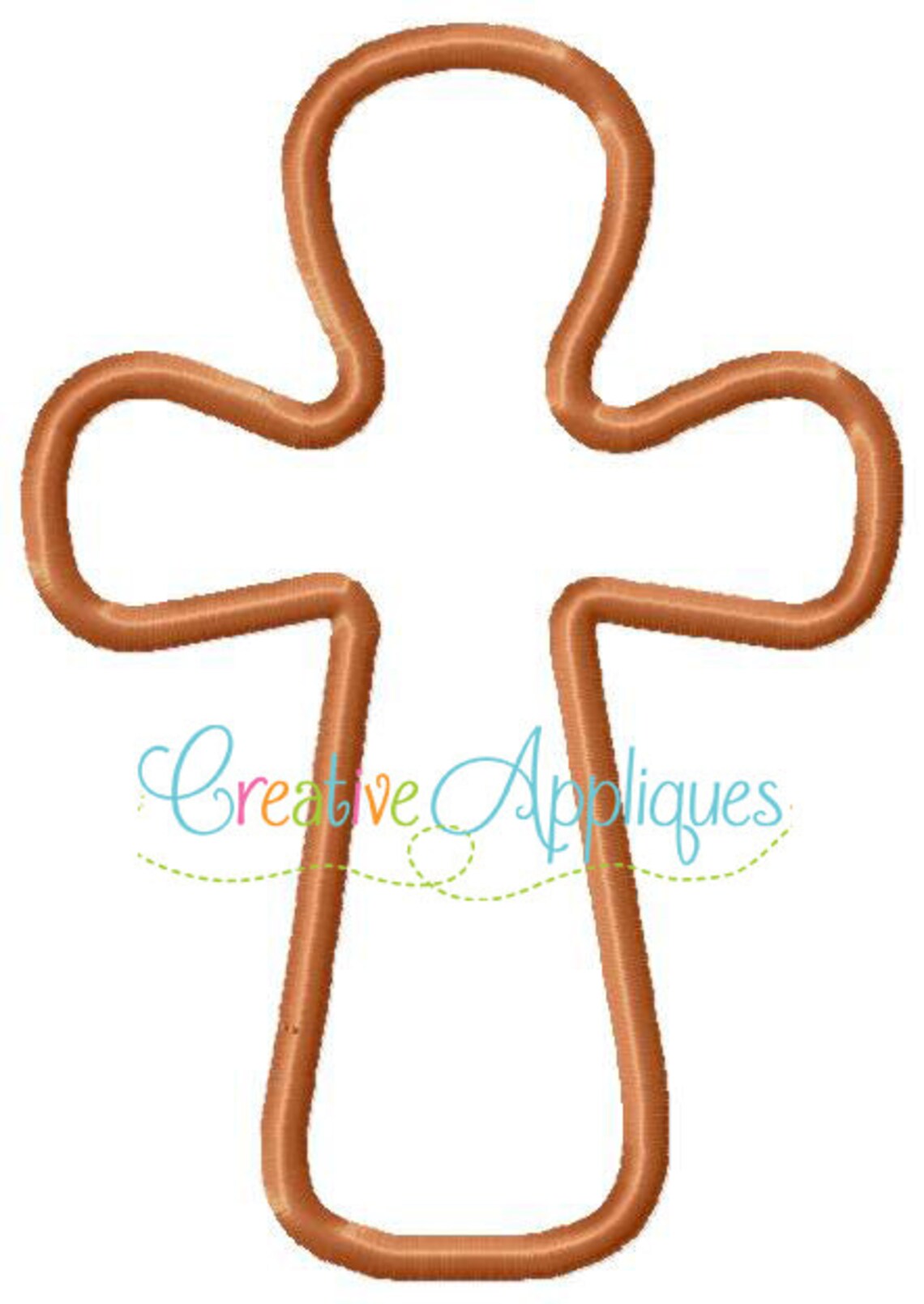 9 SIZES Cross Machine Embroidery Applique Design - Etsy