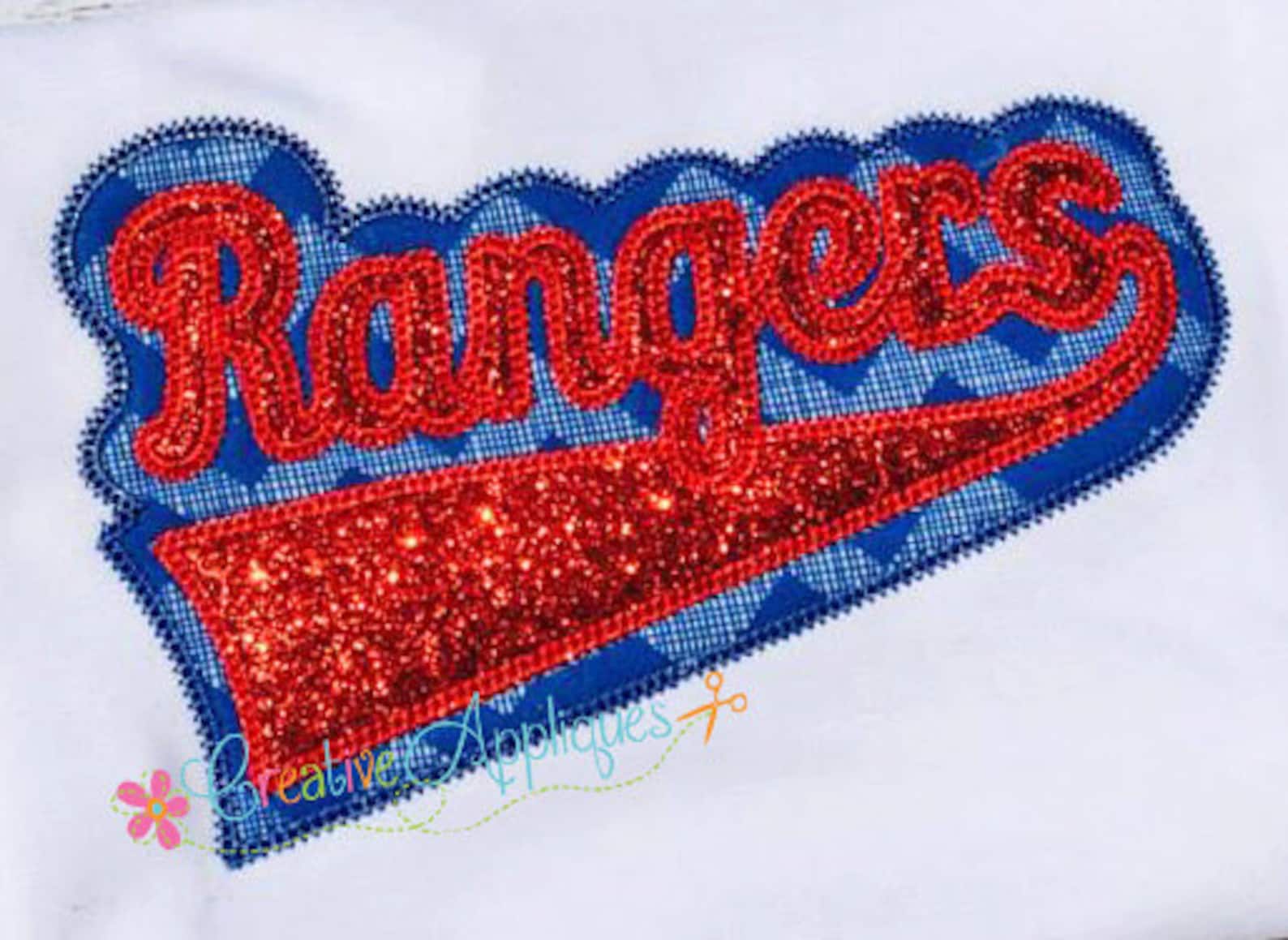 Rangers Digital Machine Embroidery Applique Design 6 Sizes - Etsy
