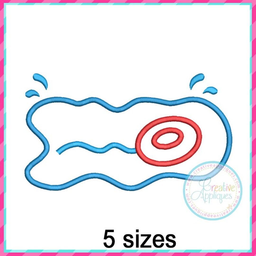 Pool Applique Design, Machine Embroidery, Embroidery Design, Machine ...