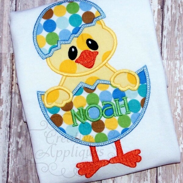 Chick Applique - Etsy