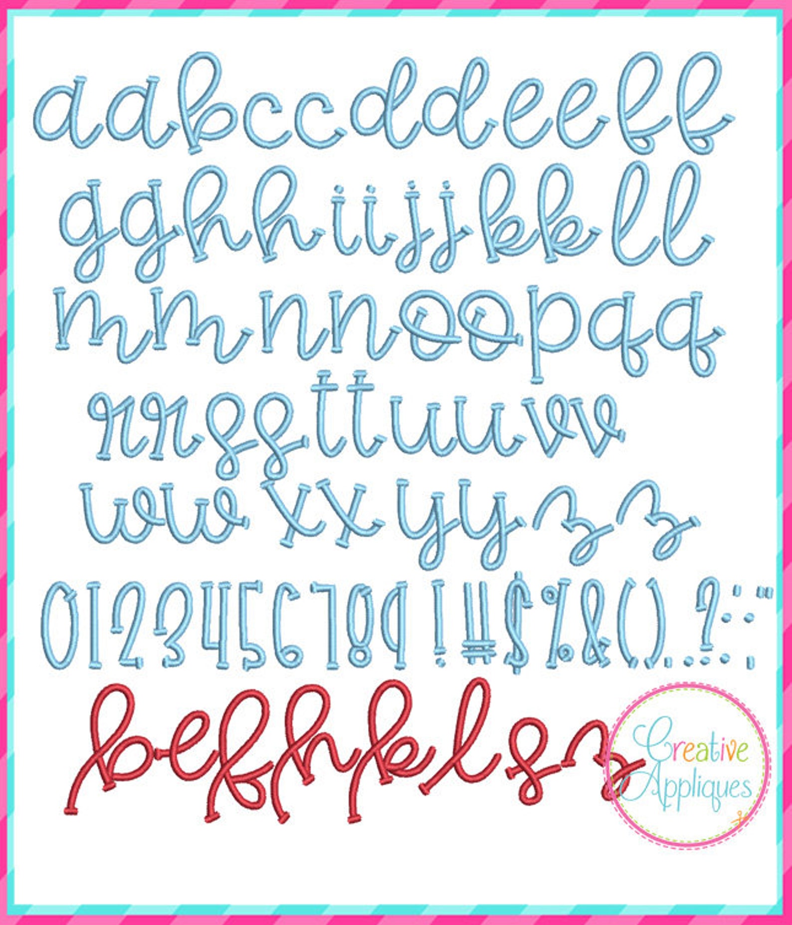 15 Sizes Coffee Embroidery Alphabet Font Digital Machine Embroidery, A ...