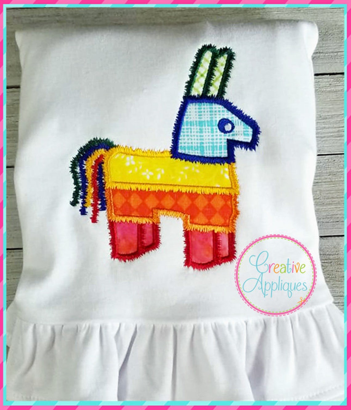 Piñata Digital Machine Embroidery Applique Design 4 SIZES - Etsy