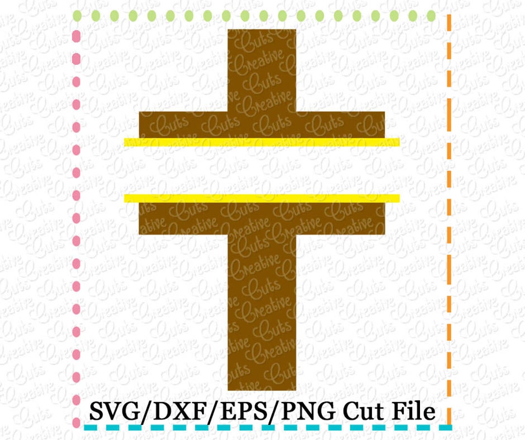 Split Cross SVG Cutting File, Cross Cut File, Cross Svg, Cross Cutting ...
