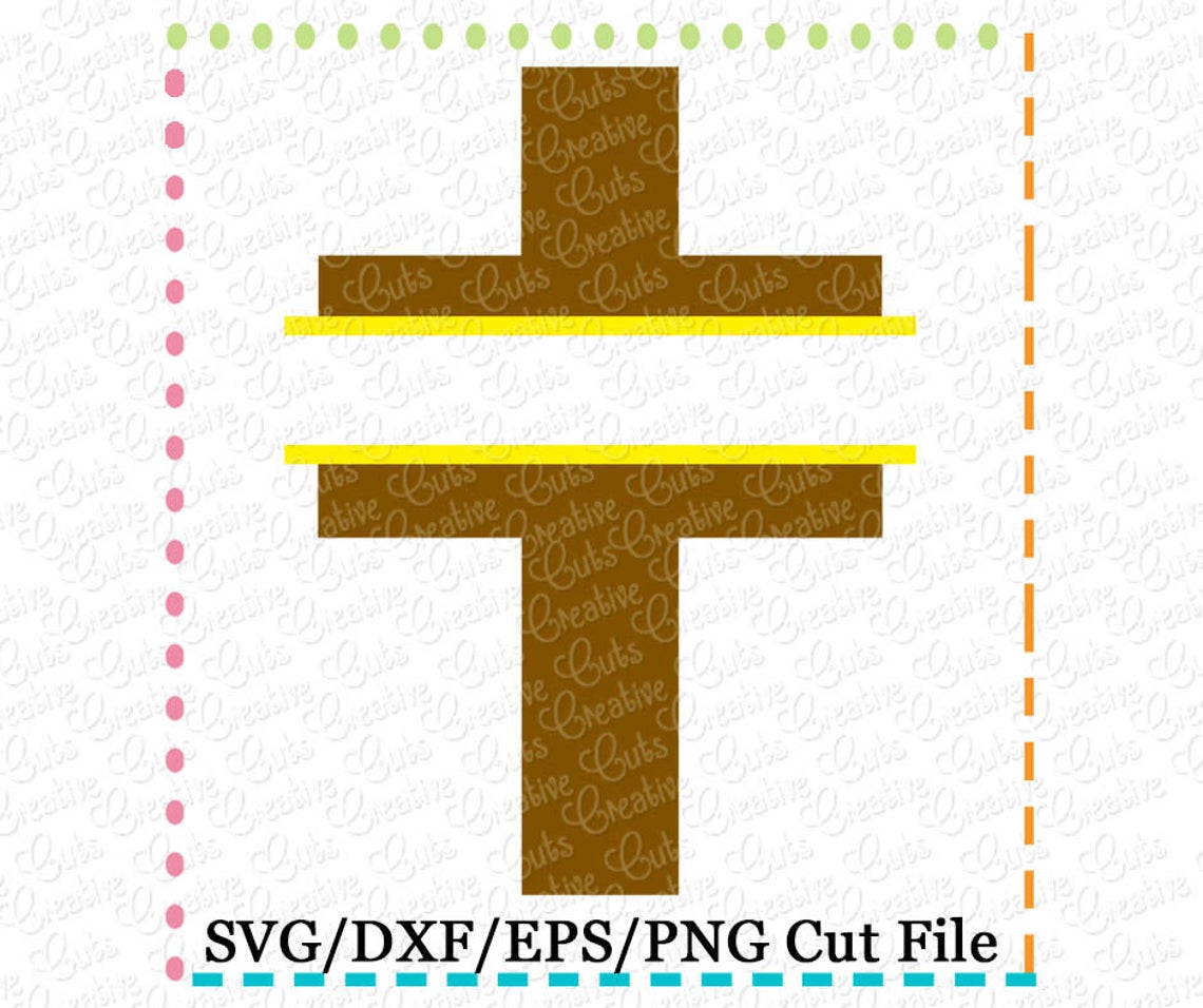 Split Cross SVG Cutting File cross cut file cross svg cross | Etsy