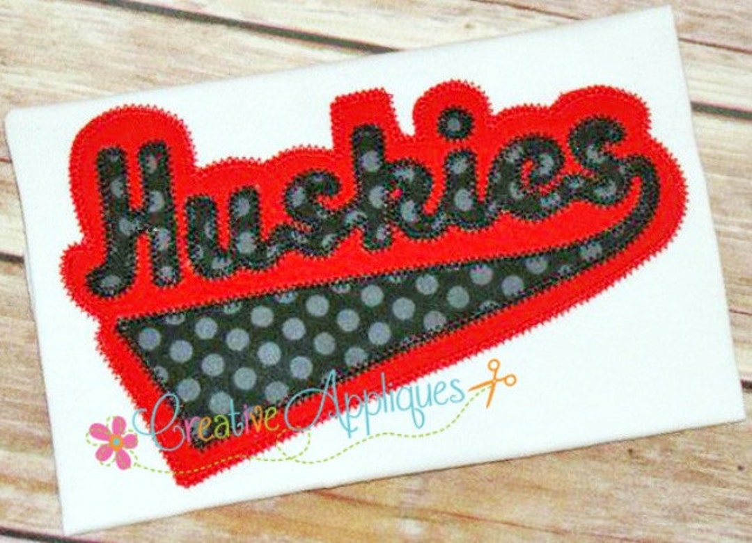 Huskies Digital Machine Embroidery Applique Design 6 Sizes, Huskies ...