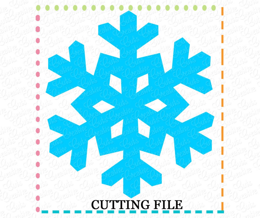 EXCLUSIVE Snowflake SVG Cutting File, Snowflake Cut File, Snowflake ...