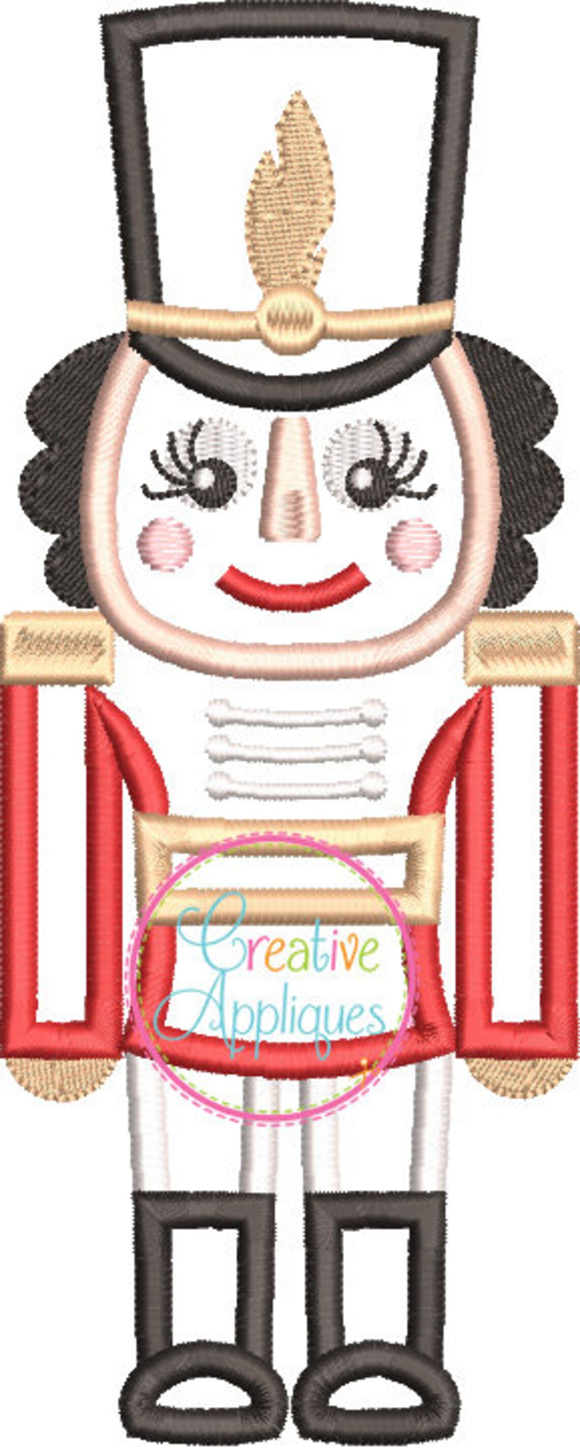 EXCLUSIVE GIRL Nutcracker Digital Machine Embroidery Applique Design 5 ...
