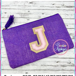 Collegiate Double Applique Alphabet Letters A Thru Z, Machine ...