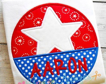Split Star Applique Machine Embroidery Design 5 Sizes - Etsy