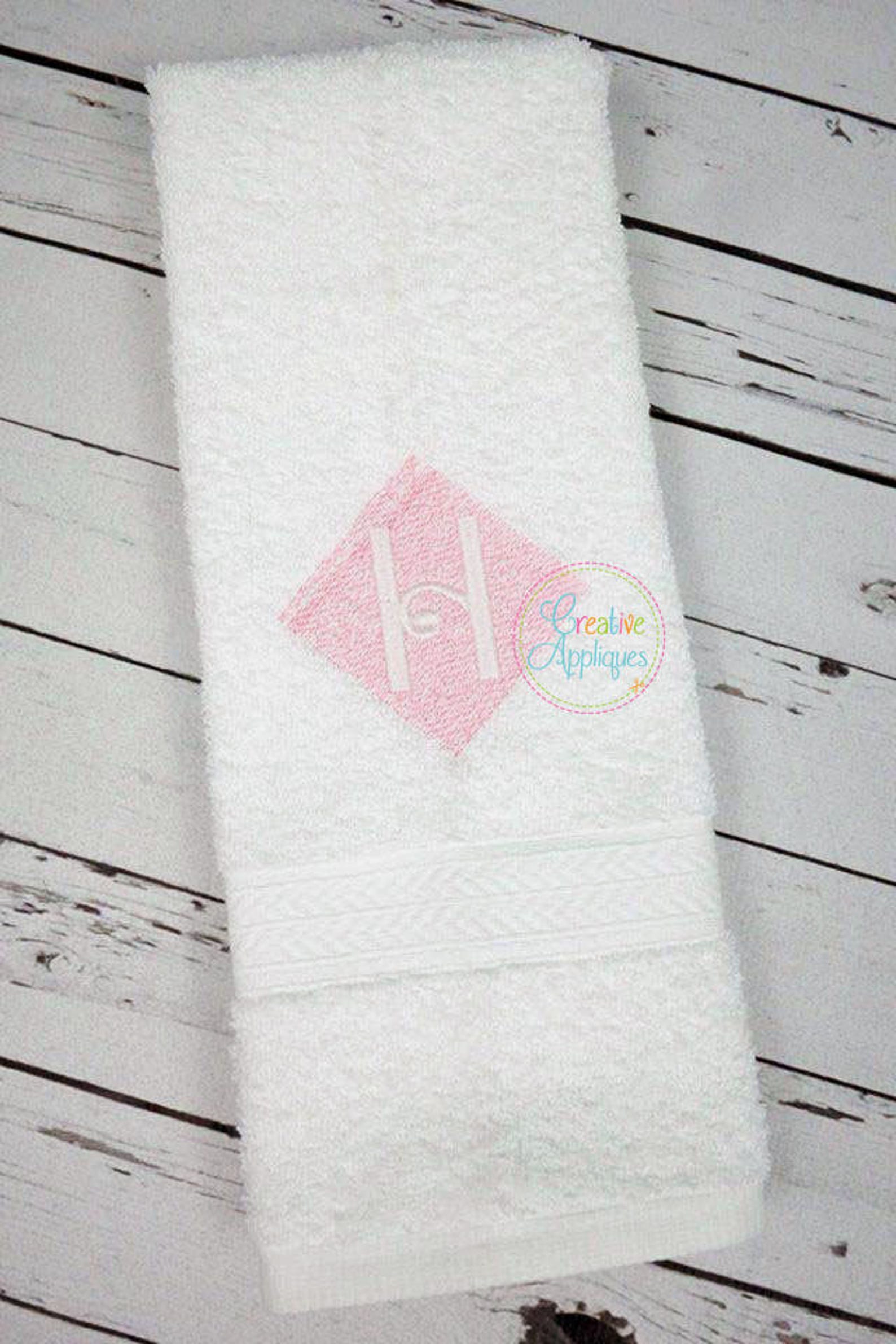 Nap Loft Pile Down Diamond Monogram Frame Digital Machine Embroidery ...