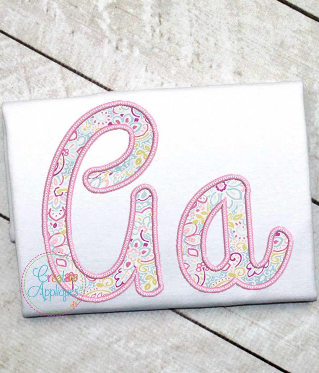 Sweets Applique Alphabet Letter Set A-Z Applique Machine Embroidery ...