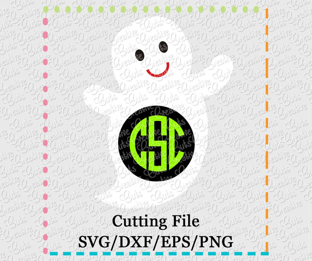 EXCLUSIVE SVG Eps DXF Ghost Monogram Svg, Ghost Monogram Svg, Ghost Svg ...