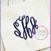 5 Sizes 3 Letter Master Circle Embroidery Monogram Alphabet Font ...