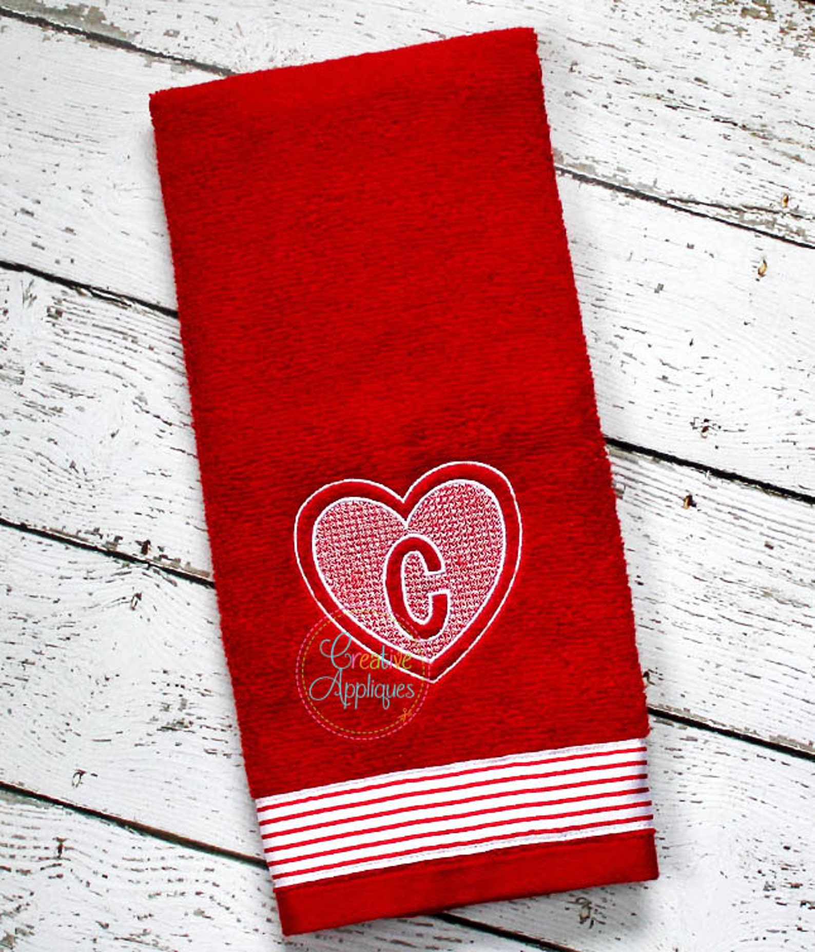 Embossed Heart Alphabet Digital Machine Embroidery Design 5 - Etsy