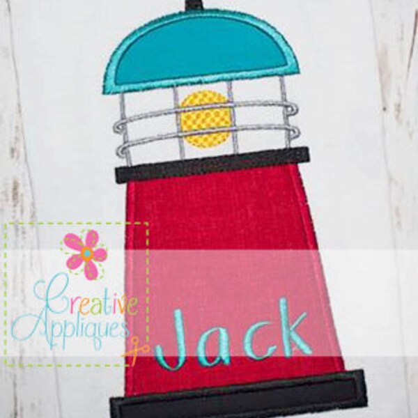 Lighthouse Applique - Etsy