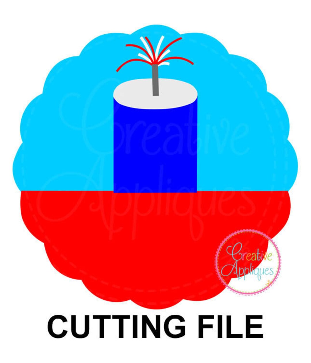 Firework Svg Cutting File, Firecracker Cut File, Firecracker Svg ...