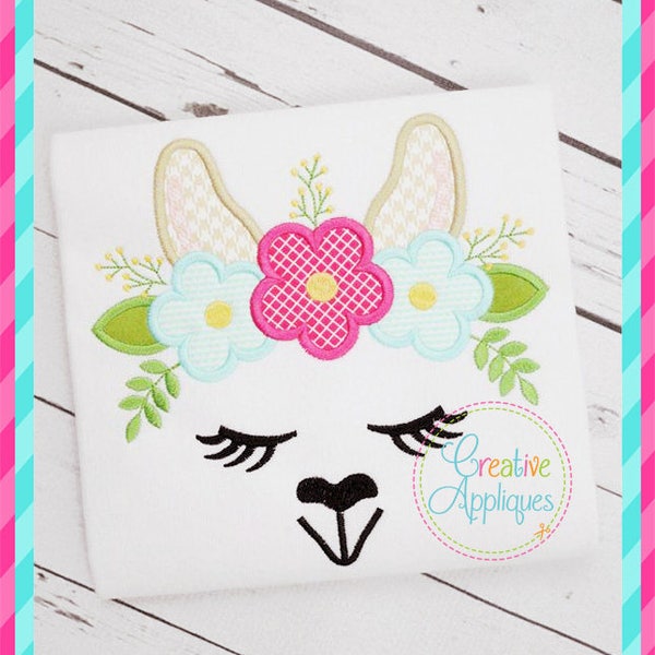 Llama Embroidery Design - Etsy