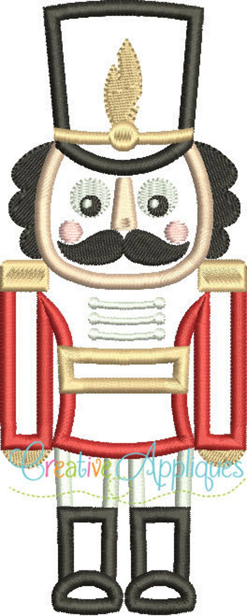 EXCLUSIVE Nutcracker Digital Machine Embroidery Applique - Etsy