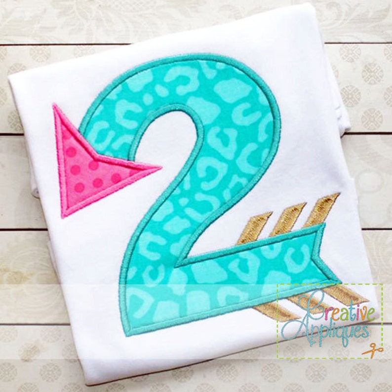 Tribal Arrow Number Set 0 Thru 9 Digital Machine Embroidery Design 4 ...