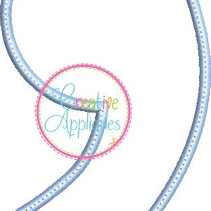 Comma Apostrophe Applique Digital Machine Embroidery Applique Design 12 ...