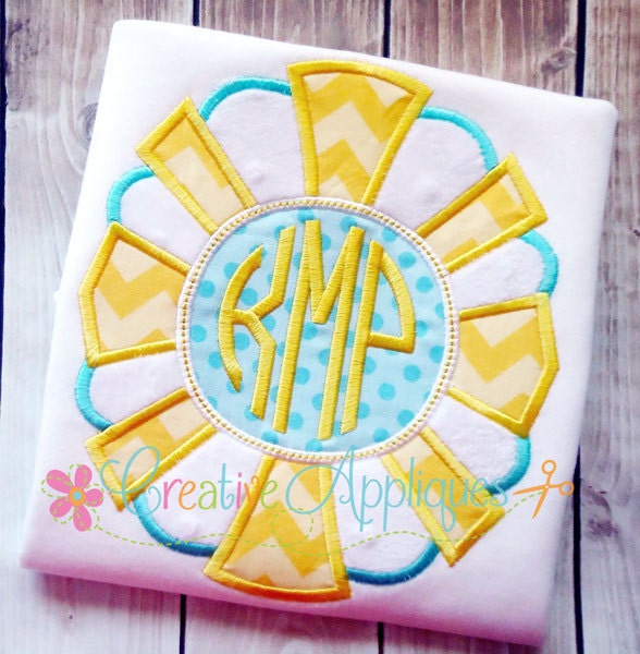 Monogram Cross Machine Embroidery Applique Design 4 SIZES - Etsy