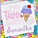 I'm Two Sweet Digital Machine Embroidery Design 4 Sizes, 2nd Birthday ...