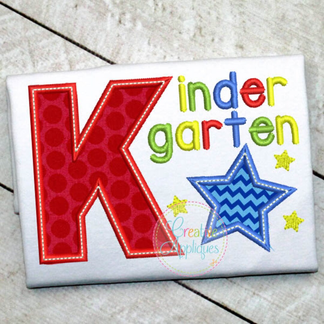 Kindergarten Star Kindergartener Kindergartner Digital Machine ...
