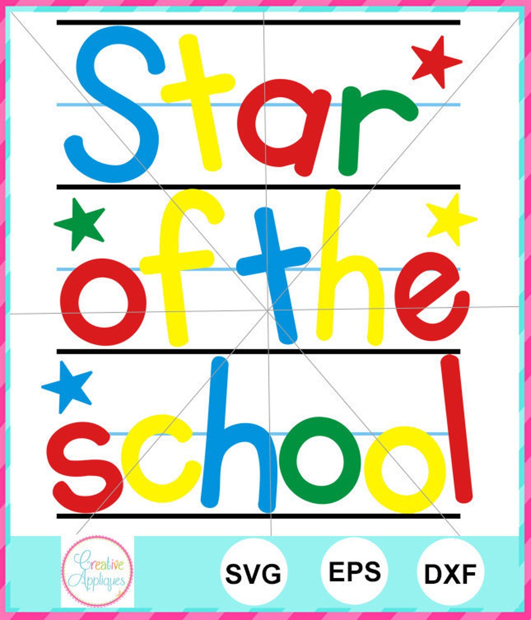 Star of the School SVG Cutting File, School Svg, - Etsy